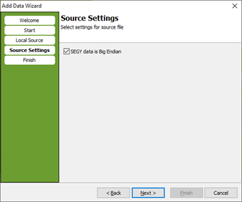 Add SEGY file [GeoScene3D]