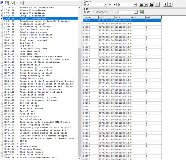 Add SEGY file [GeoScene3D]