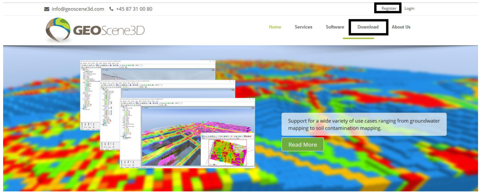Download, install and activate GeoScene3D [GeoScene3D]