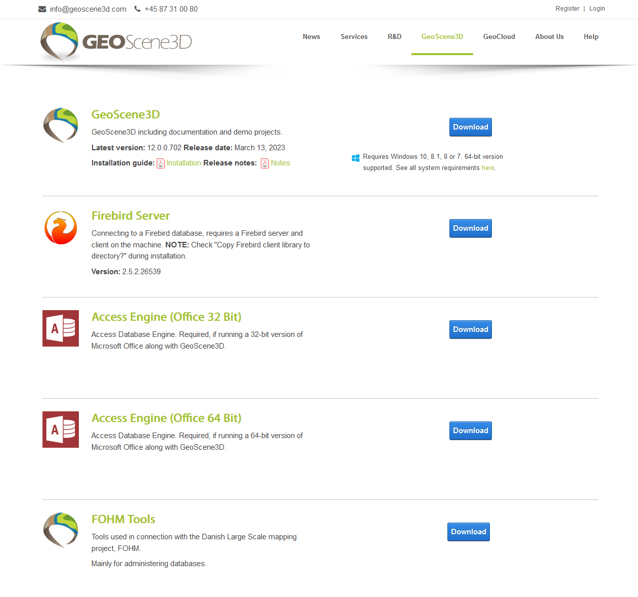 Download, install and activate GeoScene3D [GeoScene3D]