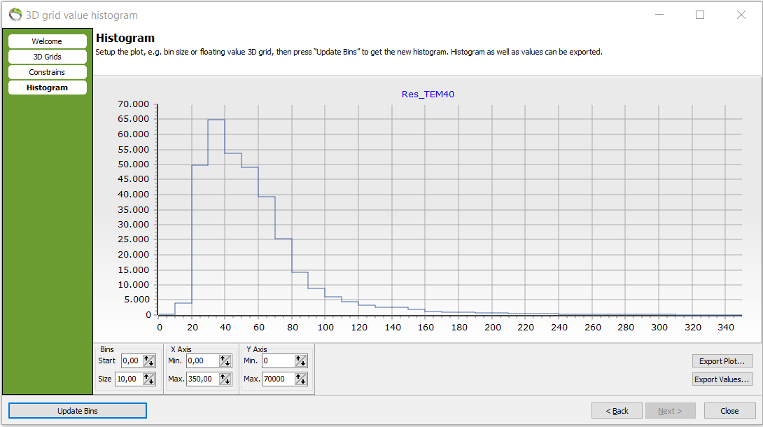 3D Grid Histogram [GeoScene3D]