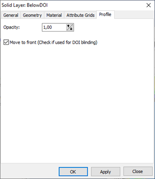 Blinding AEM data below DOI [GeoScene3D]