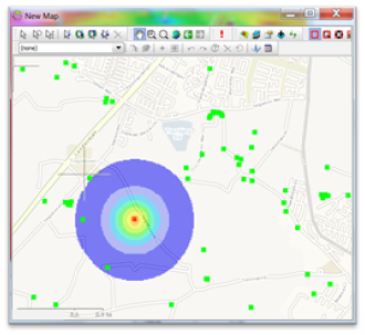 Drawdown Theis Calculation [GeoScene3D]